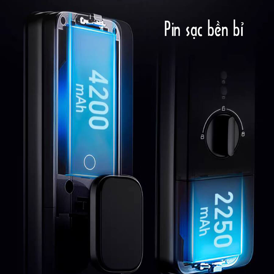Khóa điện tử cửa gỗ Bosch FU5 Plus, nhận diện khuôn mặt cao cấp
